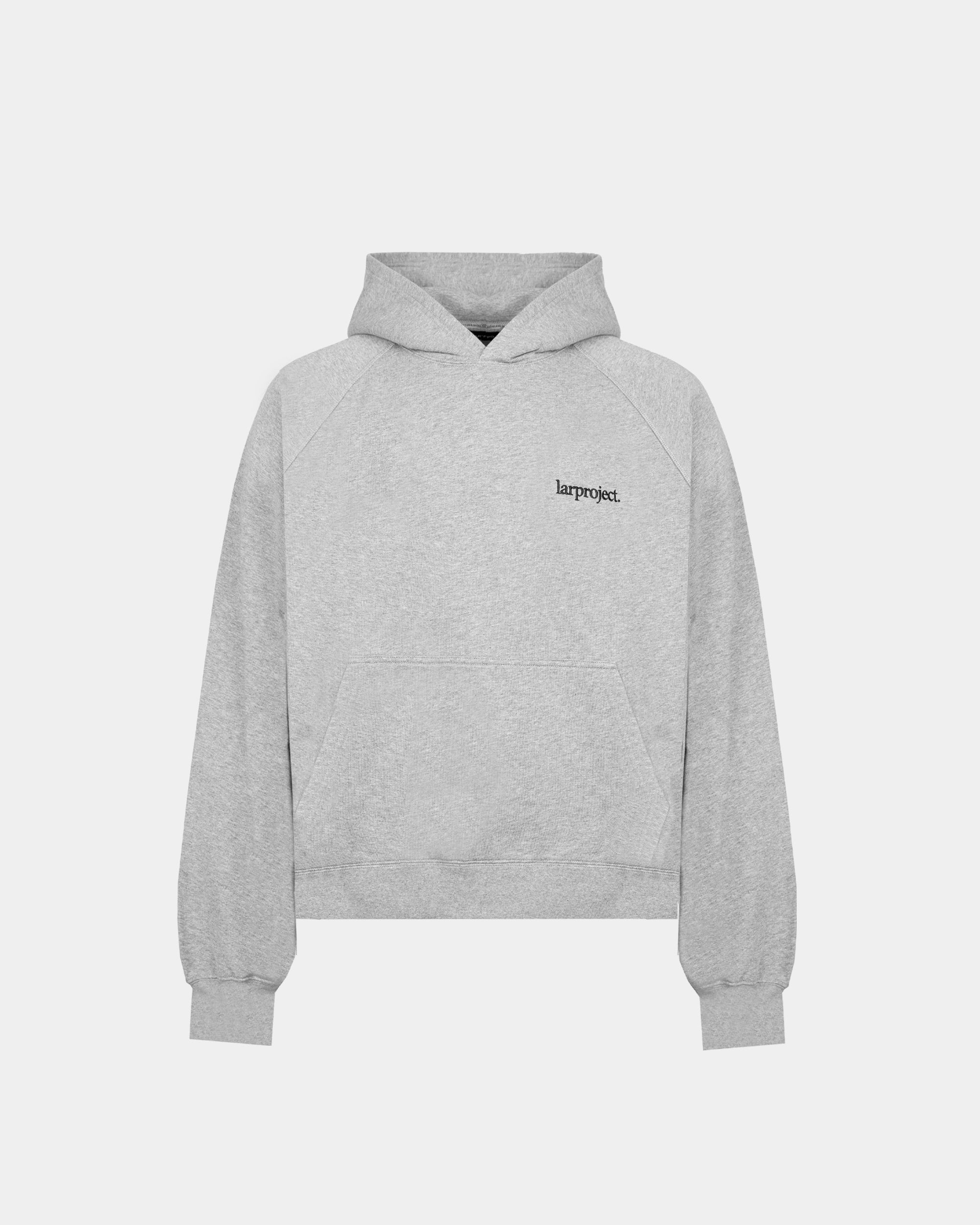 larproject. Hoodie Grey Melange – LAR PROJECT